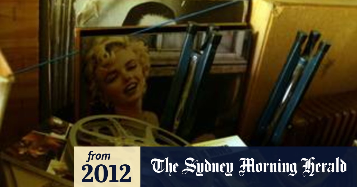 Historic movie collection in shipping container