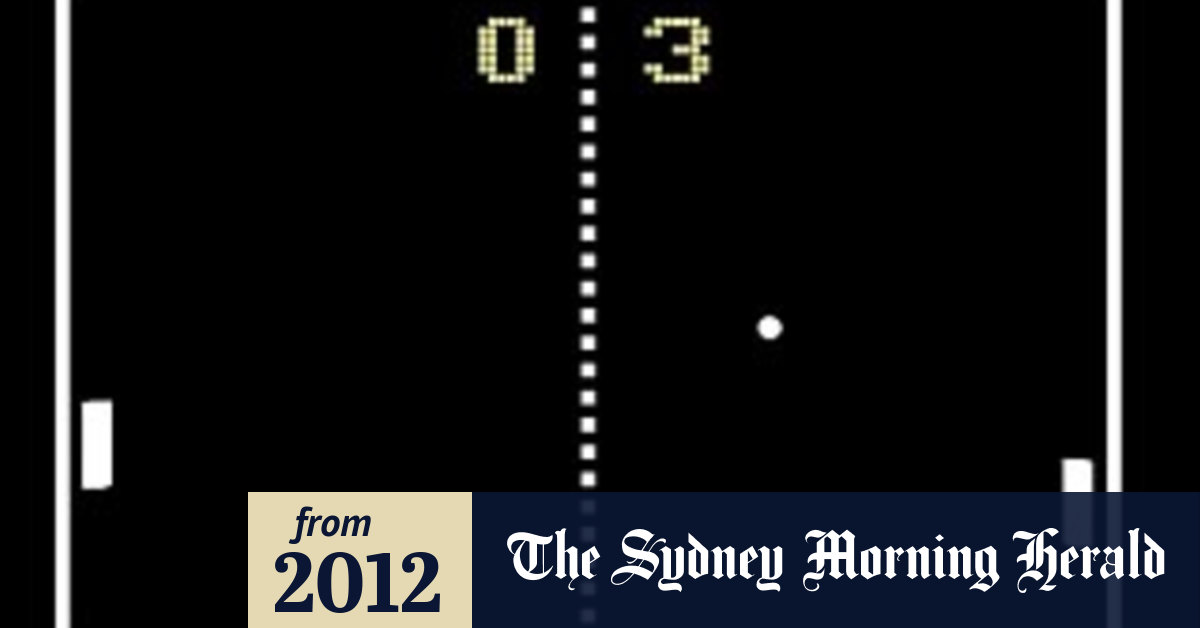 It all began with the game Pong