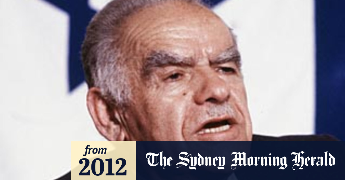 Israel marks death of 'giant' Yitzhak Shamir