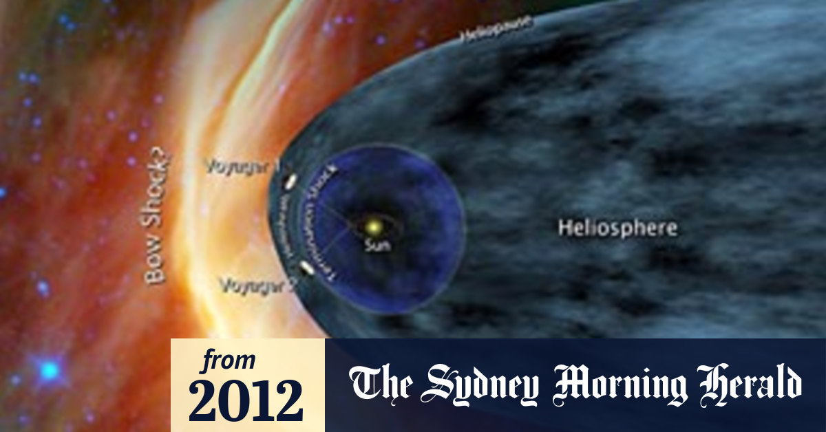 Voyager approaches 'solar system's final frontier'
