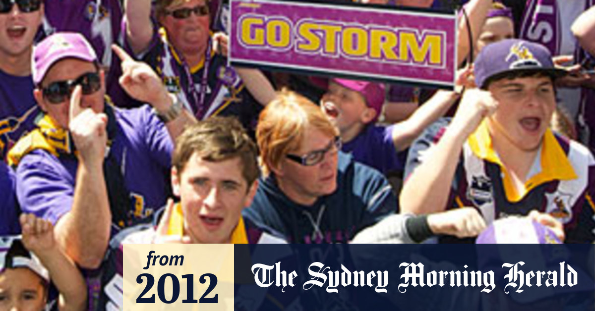 Converts from AFL celebrate Storm win