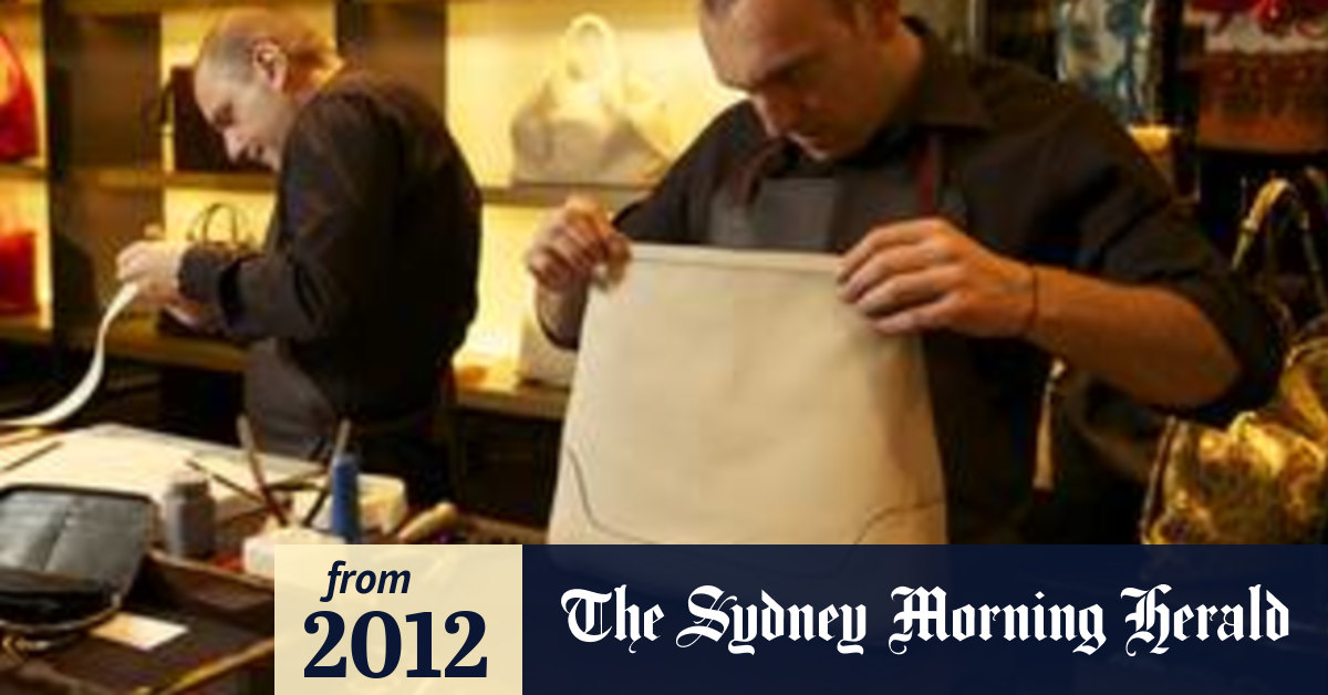 Gucci artisans at Chadstone