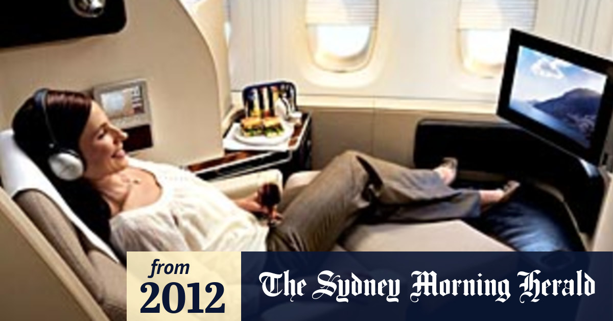 A sneak peek into first class