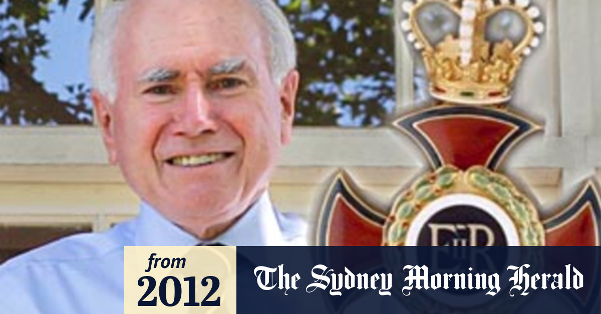 Howard honoured, for Queen and country
