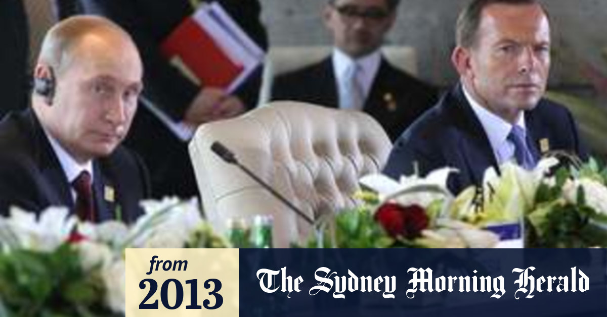 Vladimir Putin gives late Tony Abbott cold shoulder at APEC