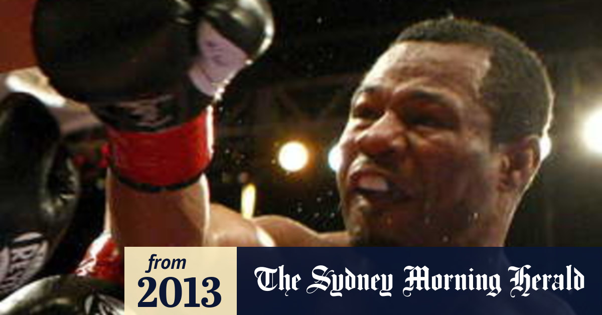 US boxer Shane Mosley determined for big win over Anthony Mundine