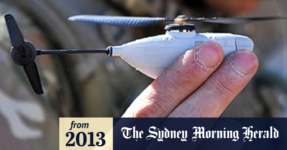 The little flying machine that resembles a child's toy but is used to ...