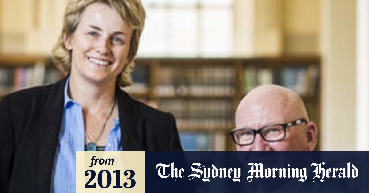 Two of us: Emma McEwin and Geoff Goodfellow