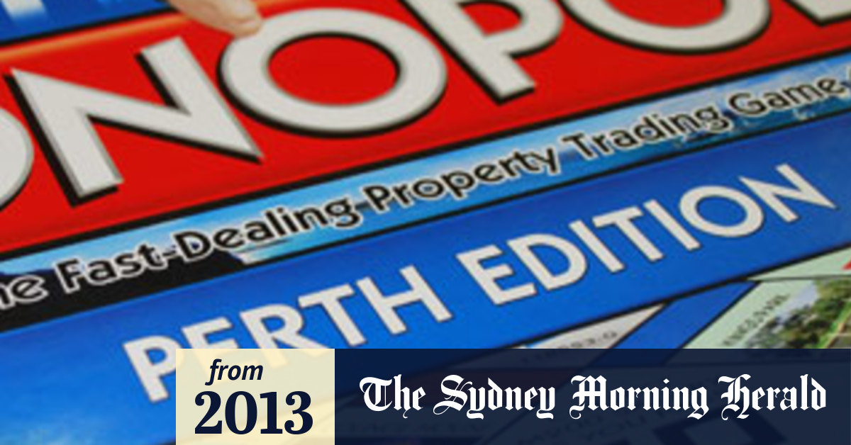 Advertisers all a board Perth Monopoly