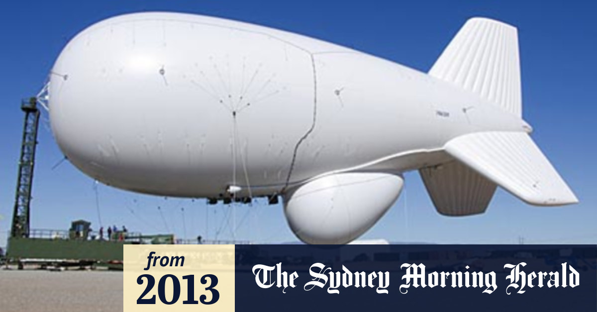 High-tech blimps to bolster Washington's air defence