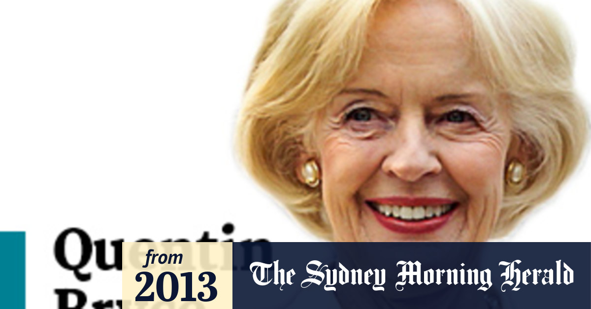 Advance Australia fair: Governor-General Quentin Bryce looks to the ...