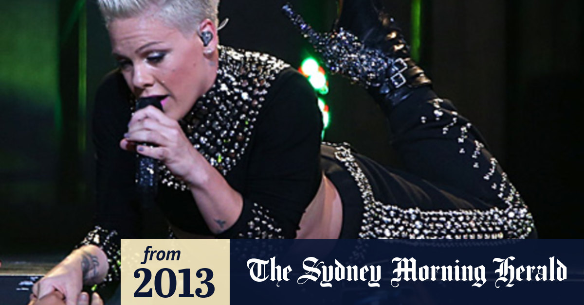 Beats lip-syncing: Pink's first Australian show a triumph
