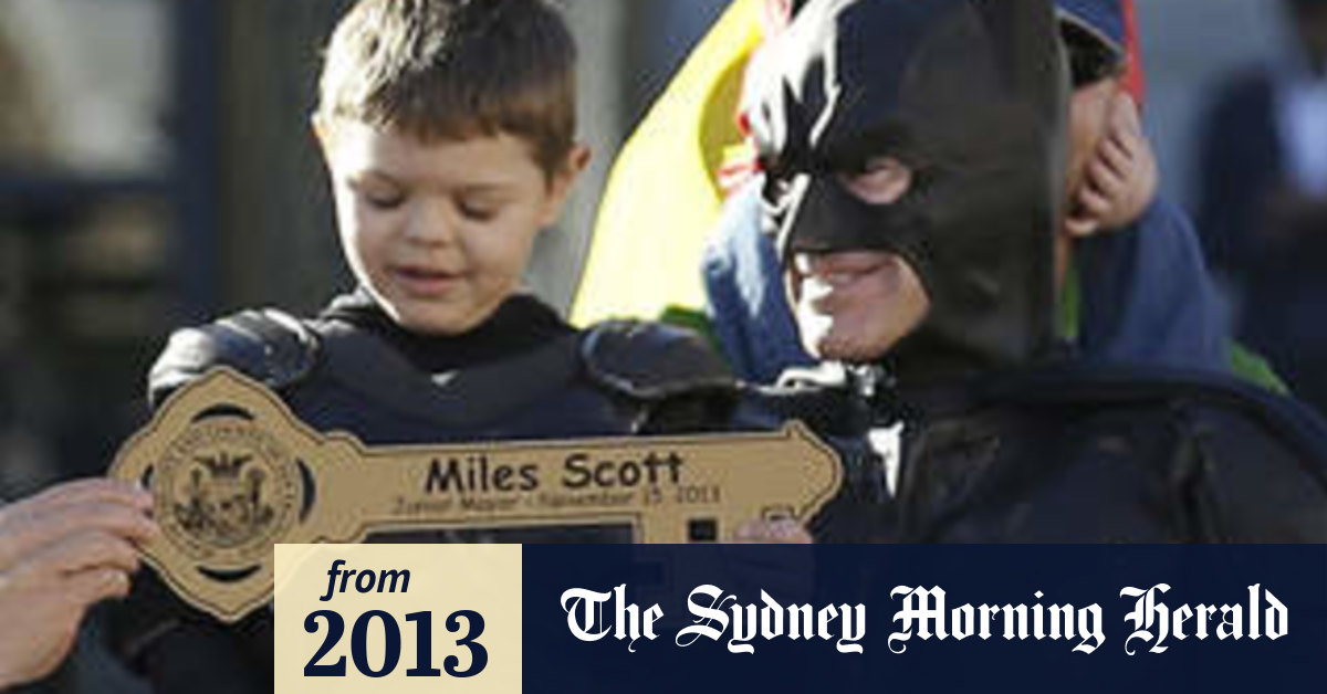 Batkid Miles Scott saves the day in San Francisco