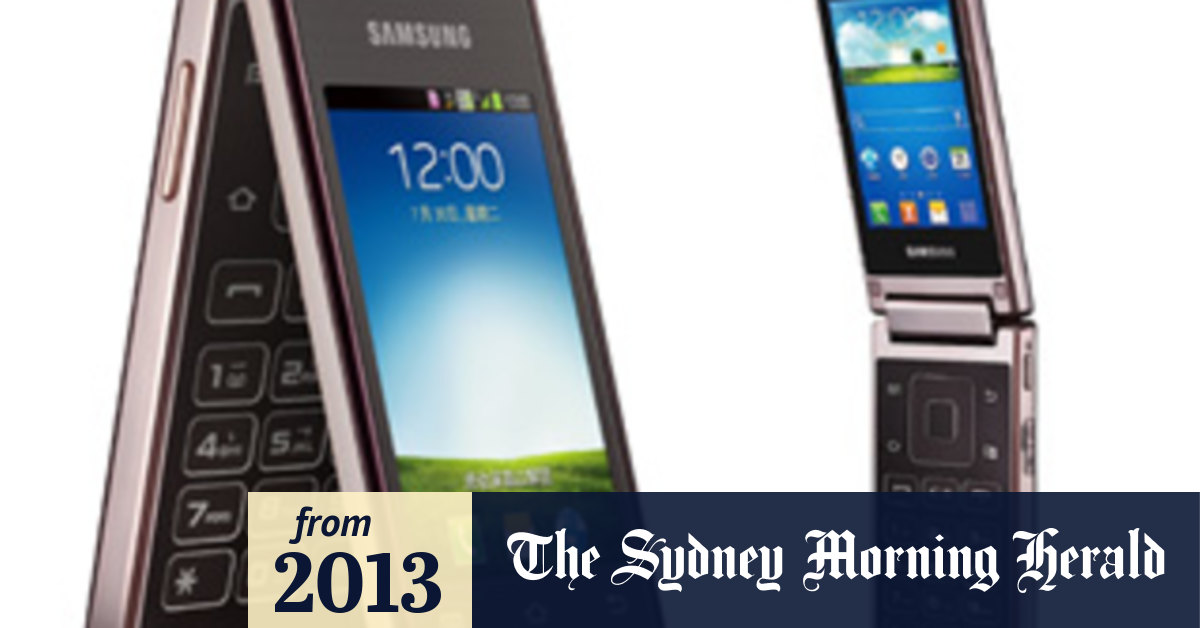 Samsung reveals Android flip phone