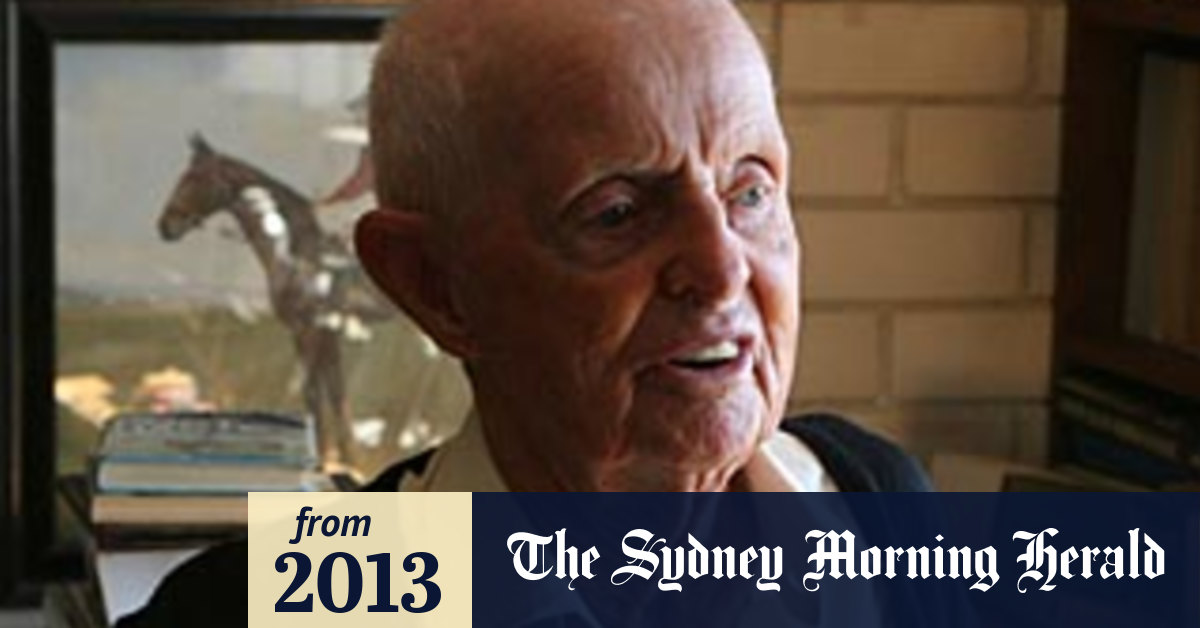 Australia's oldest jockey Edgar Britt celebrates 100th birthday
