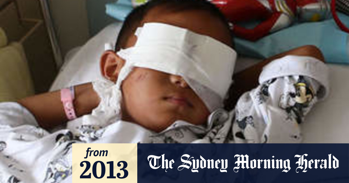 'Why is it dark?’ asks blinded Chinese boy