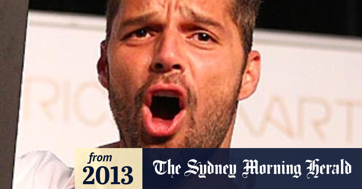 Ricky Martin visits Brisbane's Queen Street Mall