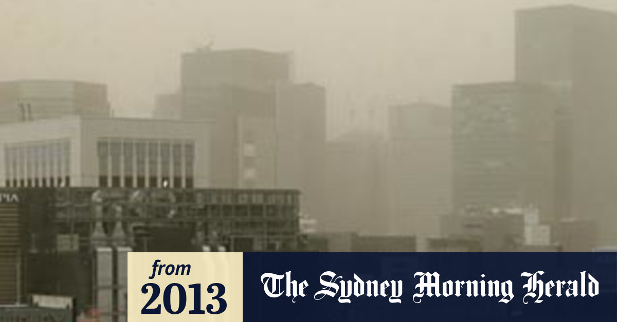 Dust storm shrouds Tokyo in haze