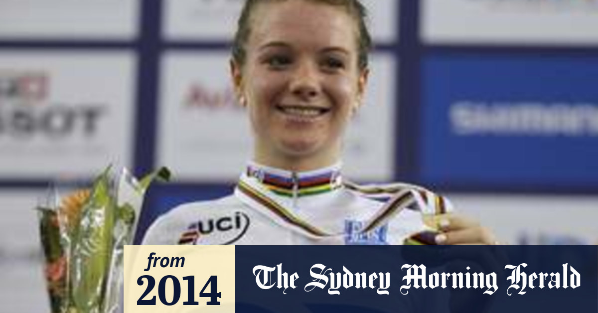 Australian cyclist Amy Cure wins gold in 25km world points race