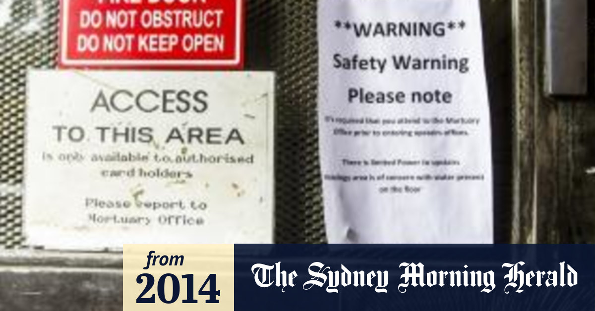 Flooding and power outage shut down Glebe morgue