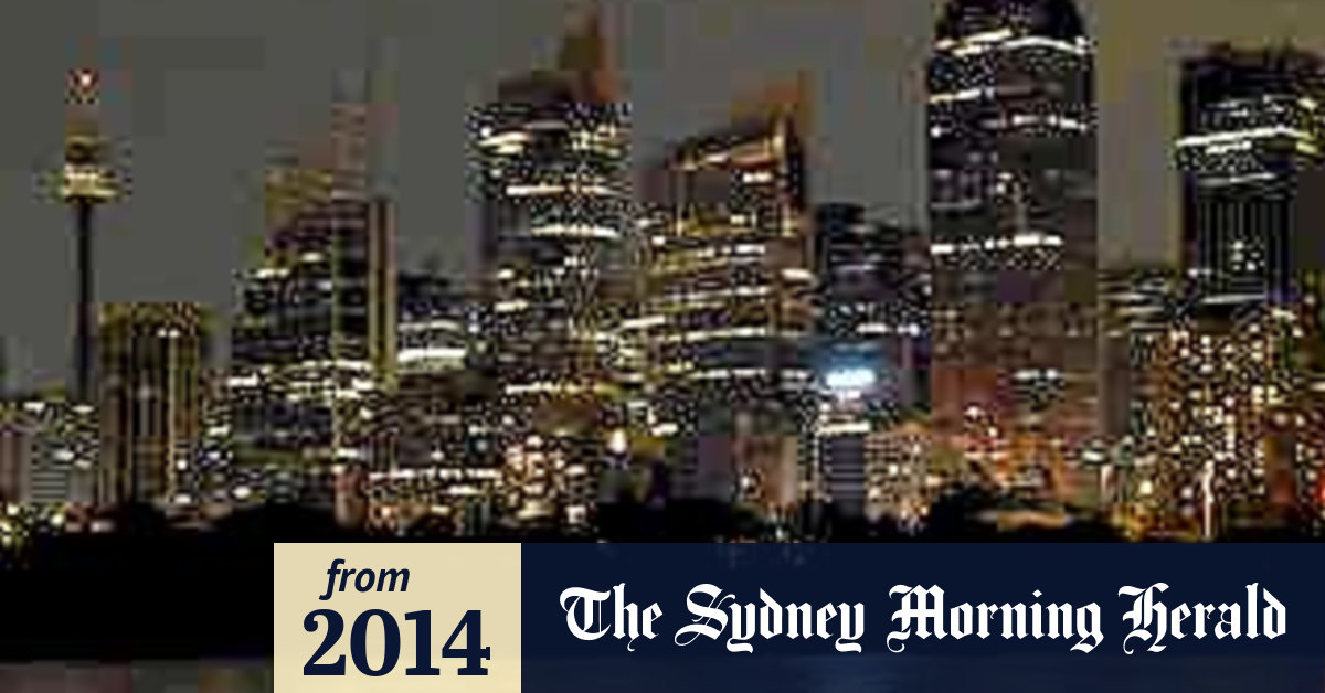 Earth hour: Sydney switches off for climate change campaign
