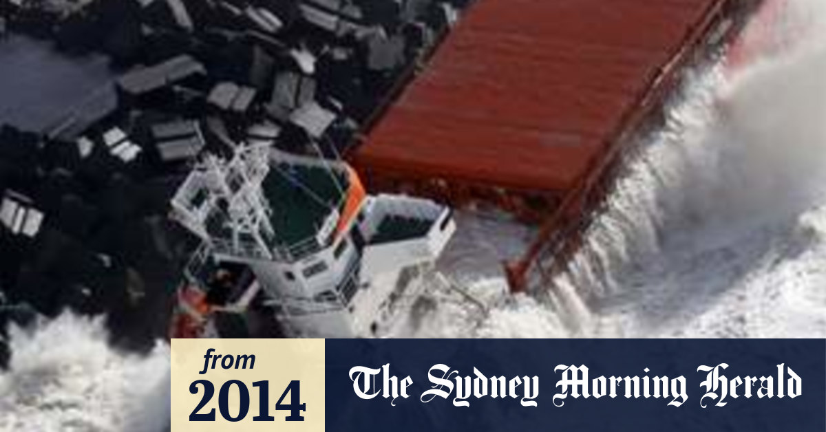 Cargo ship breaks up off French coast