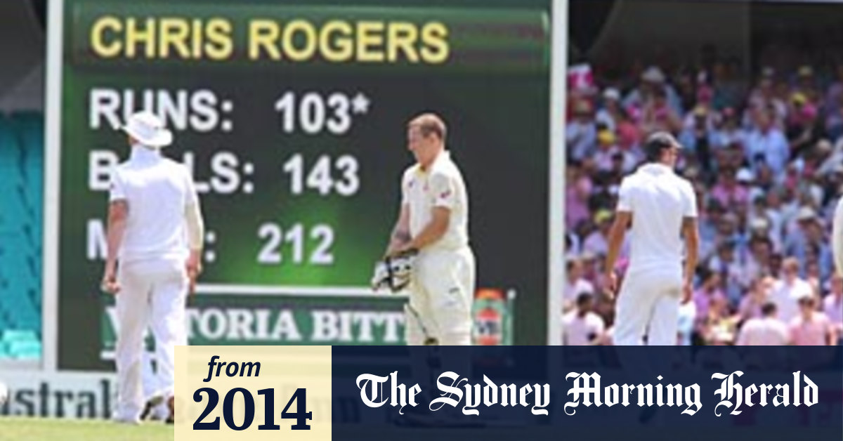 Rogers proves Test careers can pick up after 30
