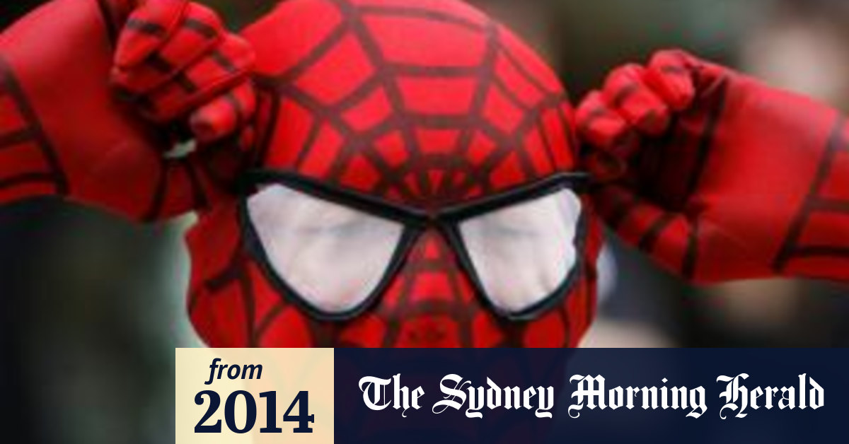 'Spider Man' punches police officer