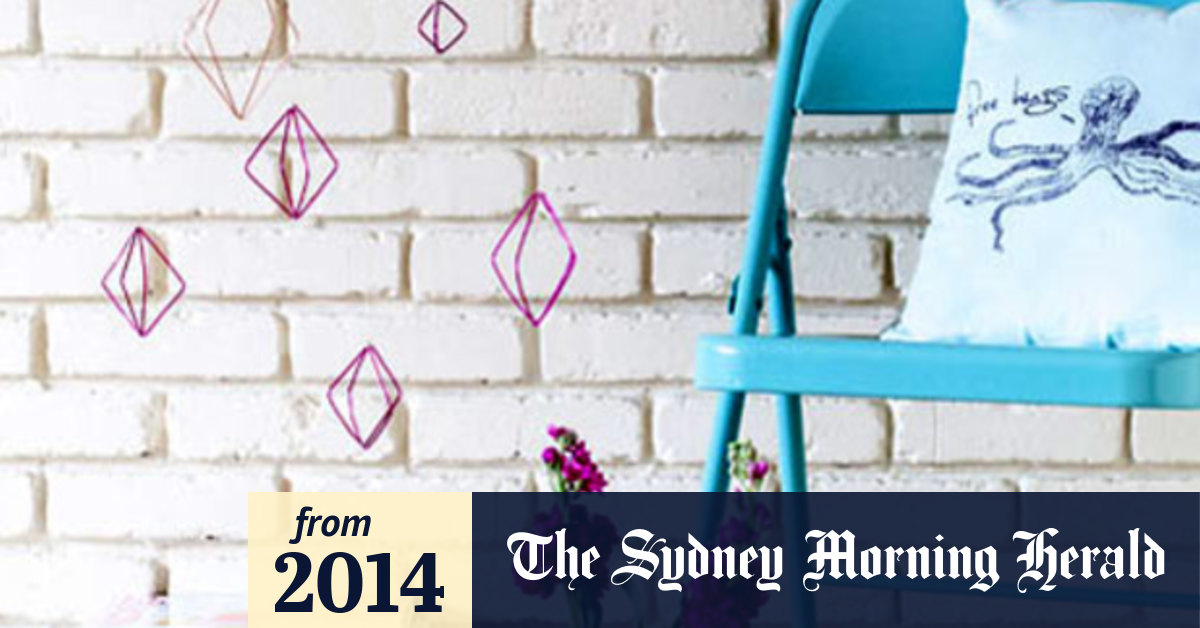 DIY: geometric mobile tutorial