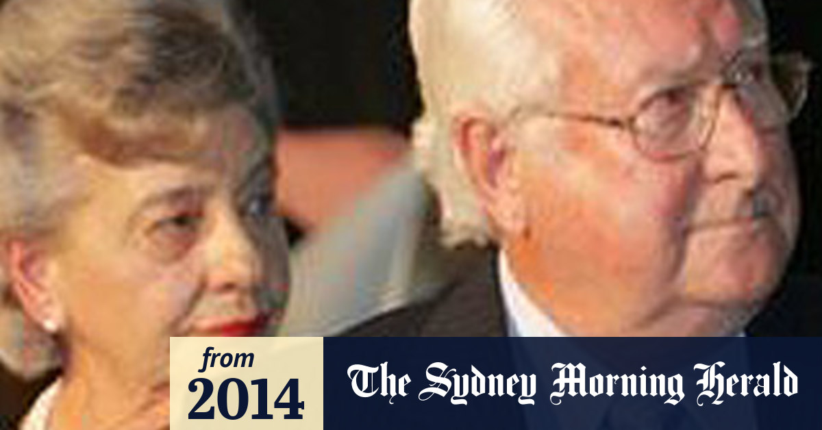 Sir Patrick Goodman of Goodman Fielder Wattie loses wife in car crash