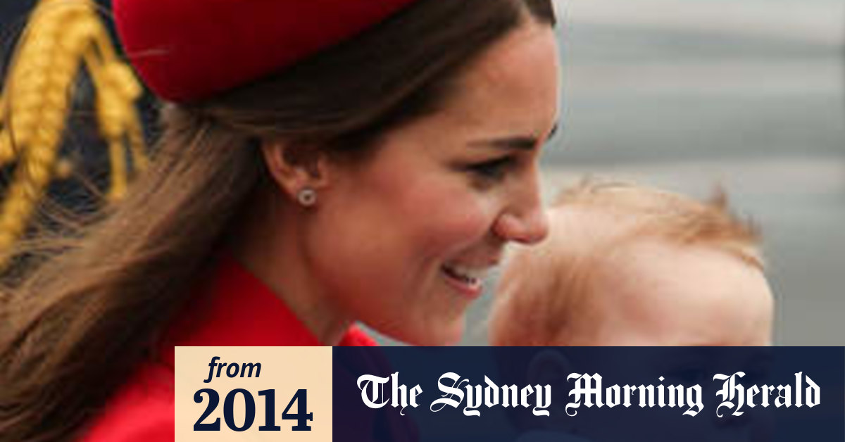 Kate takes windy Wellington in her stride