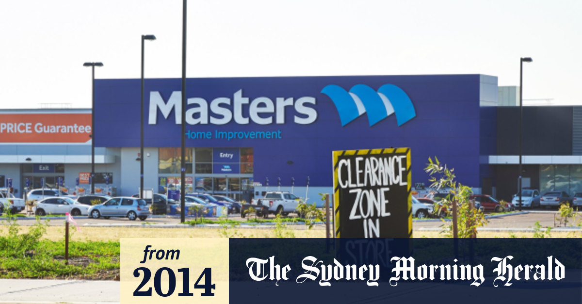Woolworths' hardware group Masters aims for spring renovation