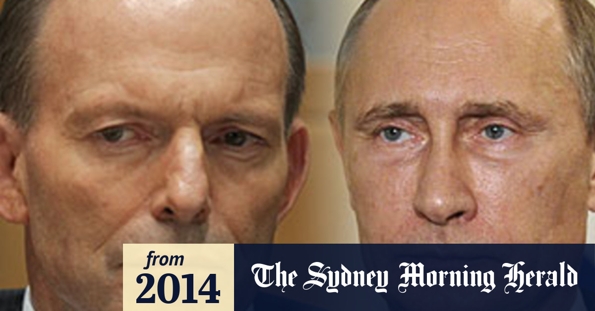 'Australians were murdered ... I am going to shirt-front Mr Putin'