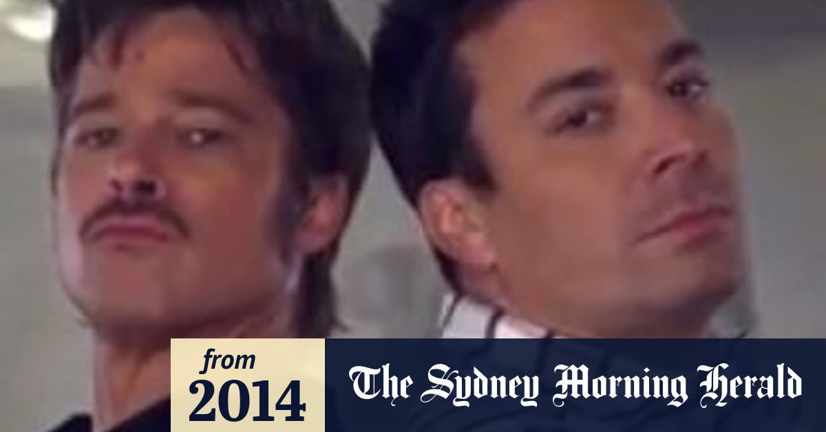 Brad Pitt and Jimmy Fallon face off in breakdancing skit