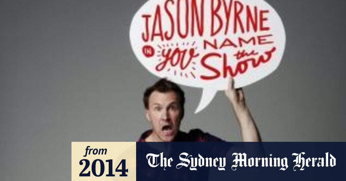 Irish comedian Jason Byrne takes audience participation to new levels