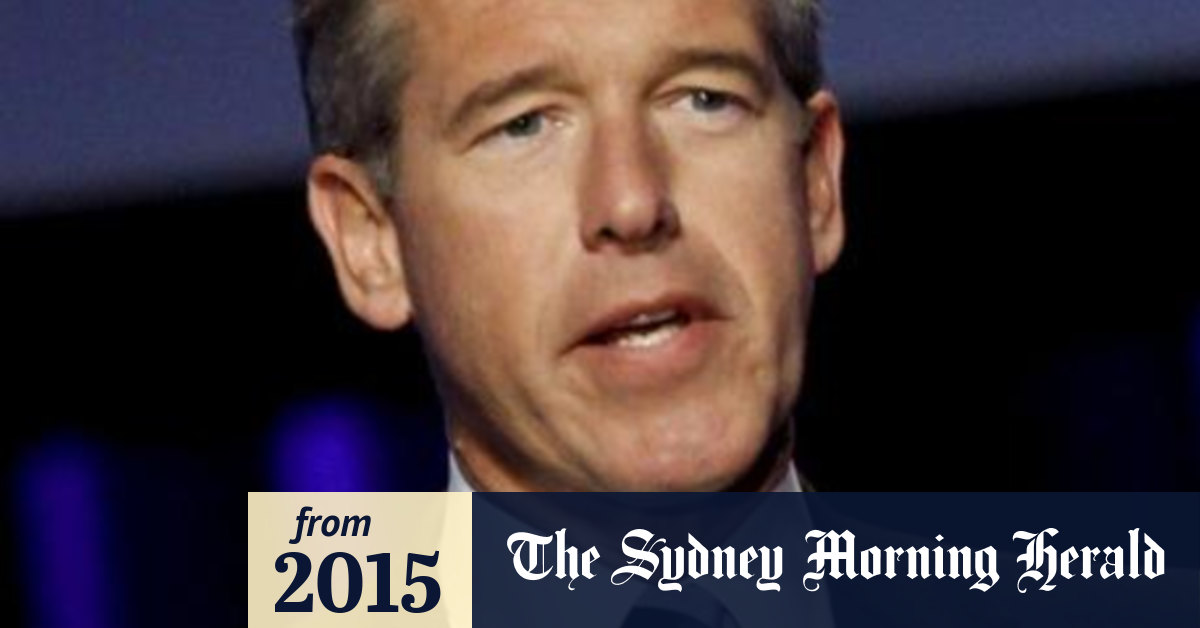 NBC news anchor Brian Williams suspended for six months