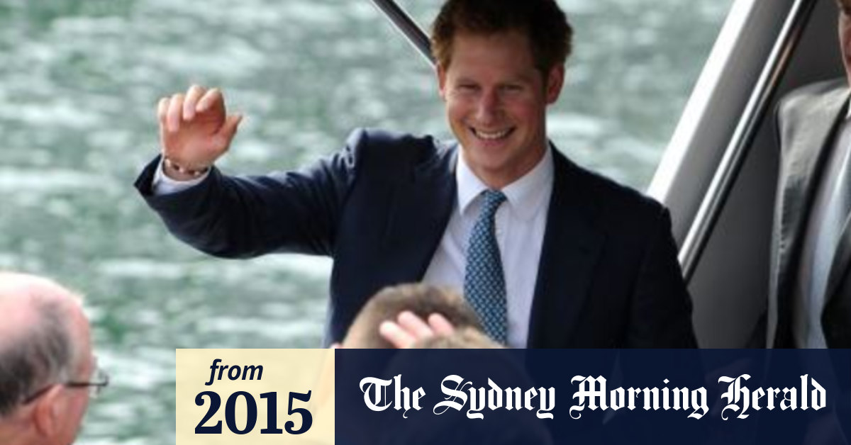Prince Harry dines at The Stables Bar in Perth's CBD