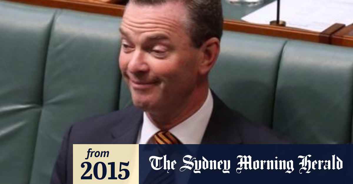 Christopher Pyne reveals his favourite emoji during an interview on The ...