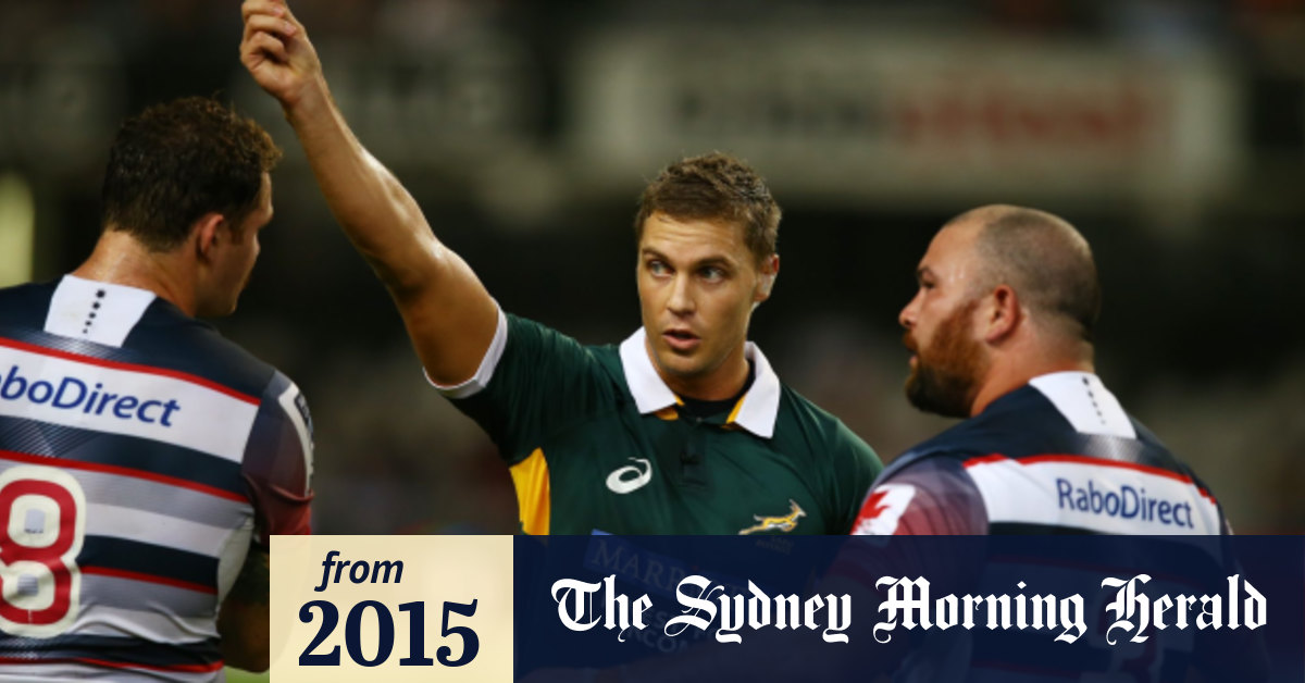 Laurie Weeks sent off as Rebels' hoodoo in South Africa continues