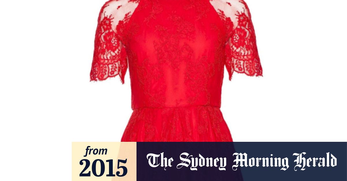 Get the look in a siren-red dress