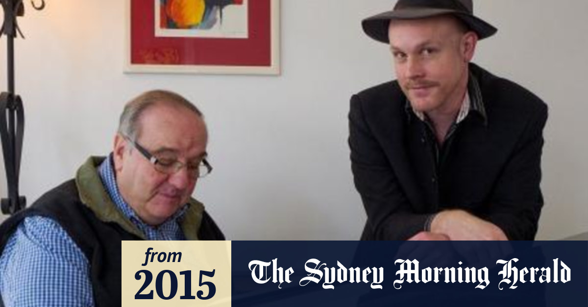 Bob Sedergreen and Adam Rudegeair on Brunswick Street to Bourbon Street