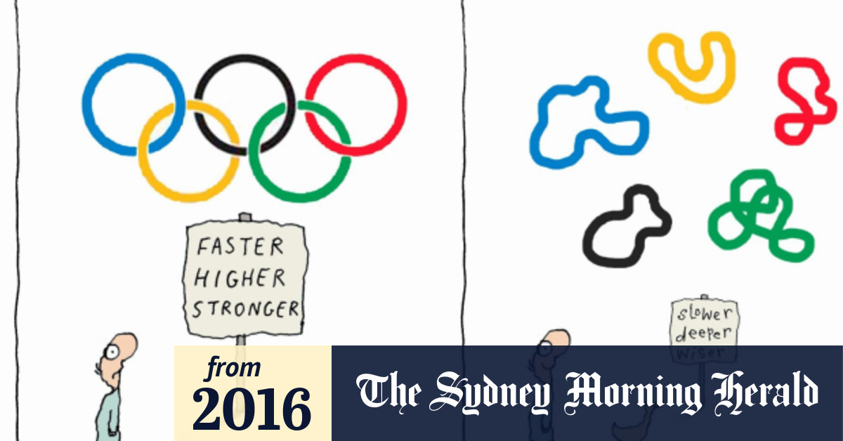 Michael Leunig Olympic Cartoons