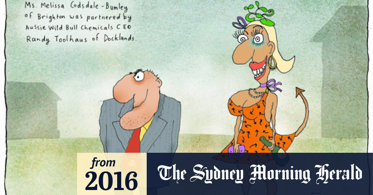 A touch of Leunig humour for Spring Racing Carnival