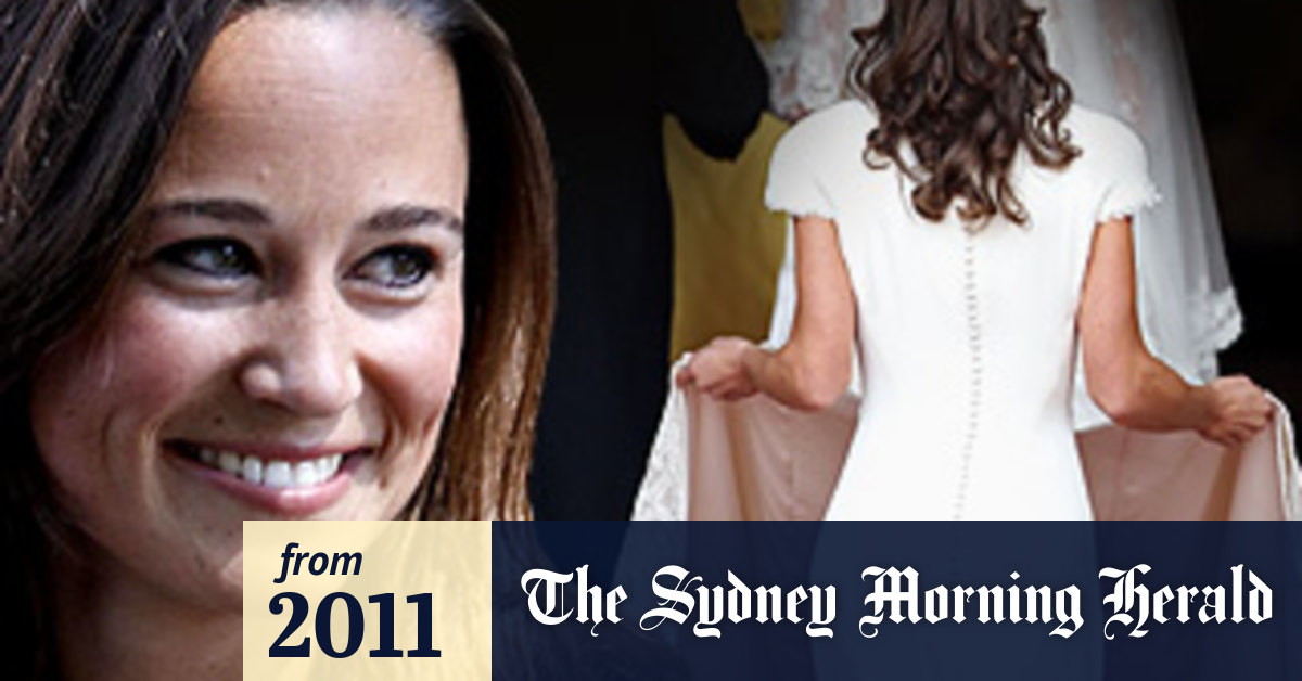 Long queue for duplicate Pippa dress