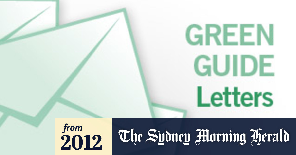 Green Guide letters