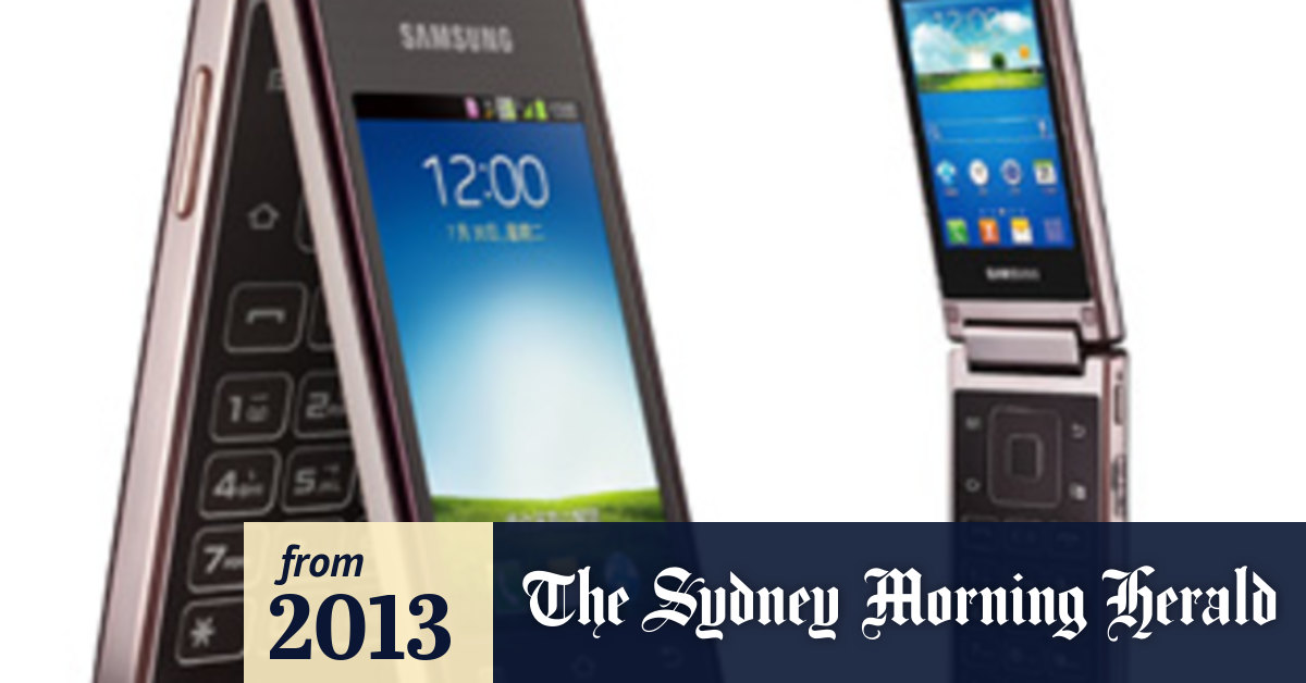 Samsung reveals Android flip phone