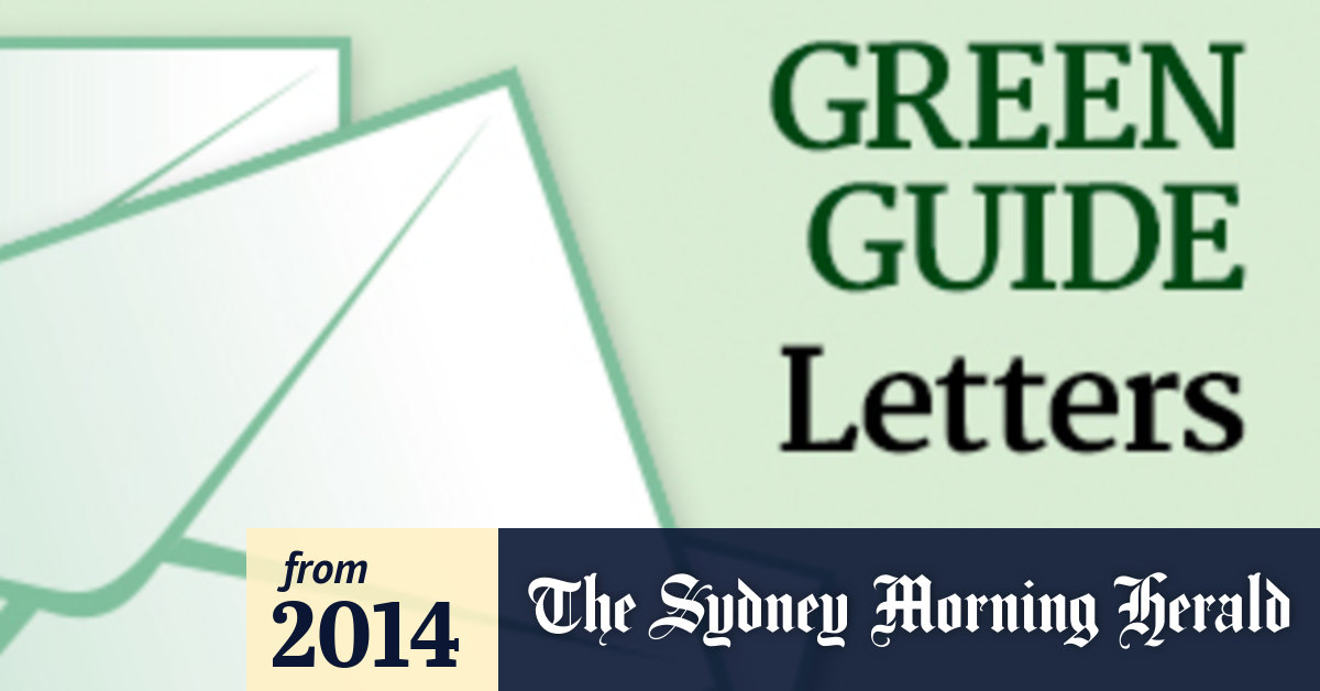 Green Guide letters