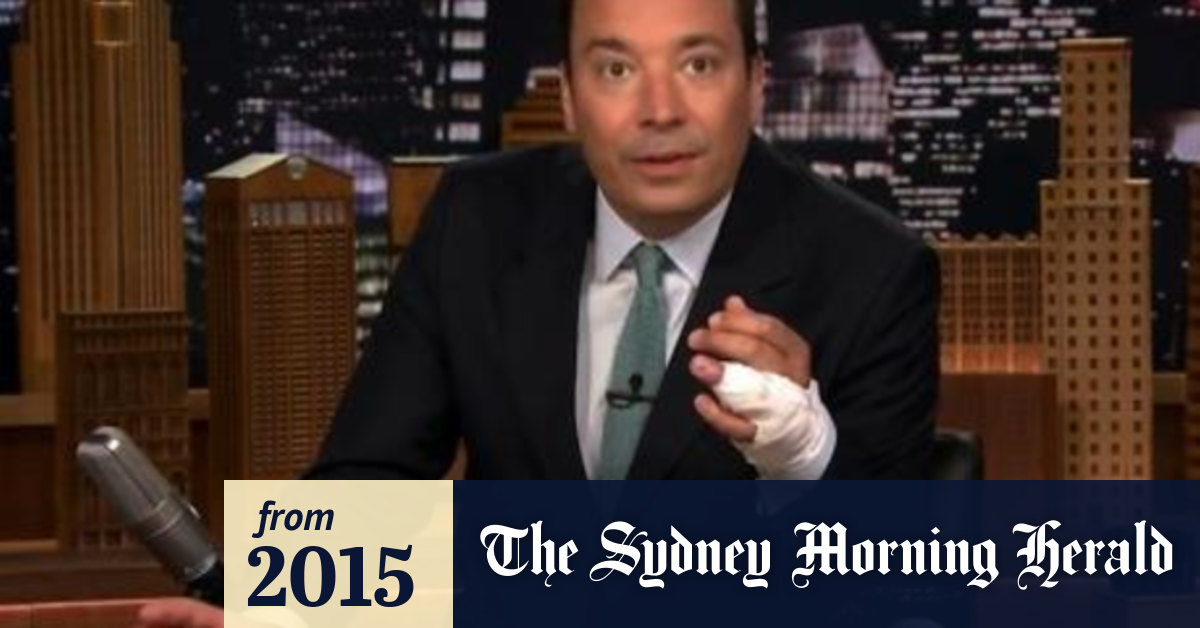 Jimmy Fallon reveals nearly losing a finger in ring avulsion injury