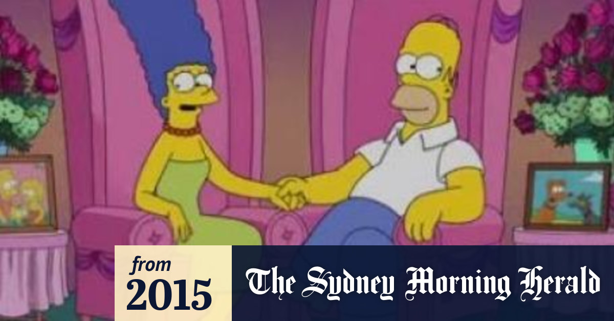Homer and Marge Simpson address divorce rumours