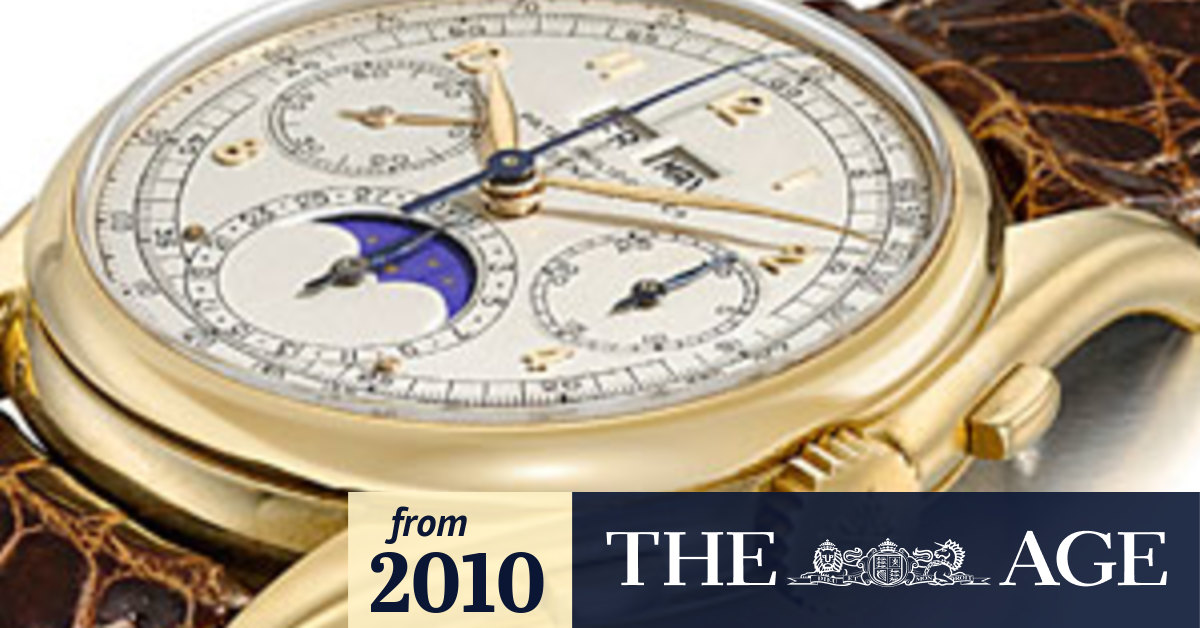 Gold watch sells for record $6.31 million